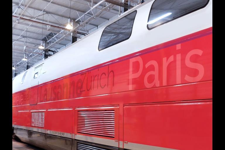 Red look for refurbished TGV-Lyria Euroduplex | News | Railway Gazette ...